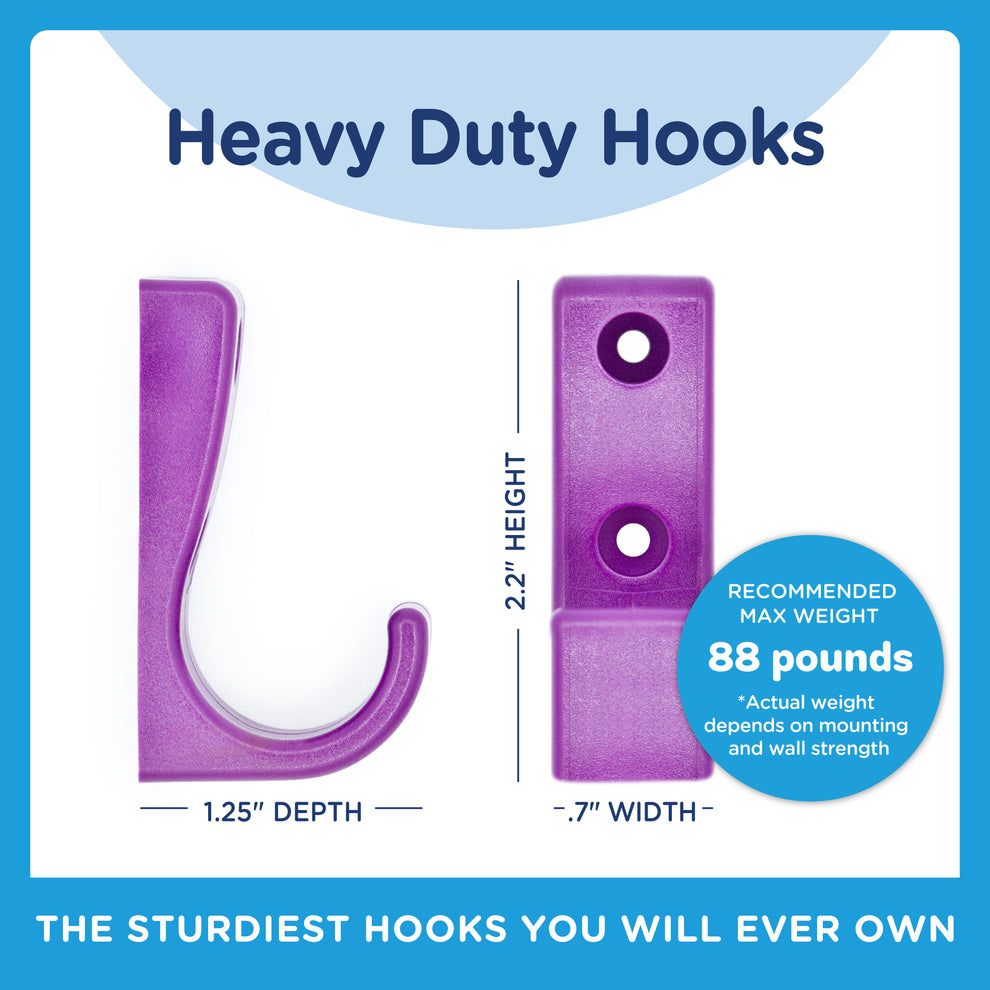 Unbreakable Coat Hooks - Toughook One Hook - 88 lb Capacity – Toughook USA
